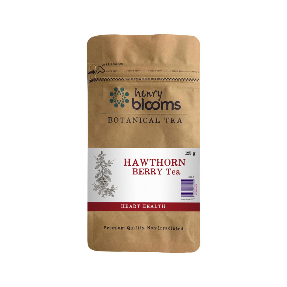 Henry Blooms Hawthorn Berries Tea 125g Henry Blooms Hawthorn Berries Tea 125g
