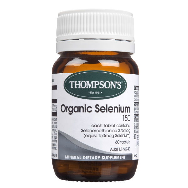 Thompsons Organic Selenium Tablets 60 tabs - City Health